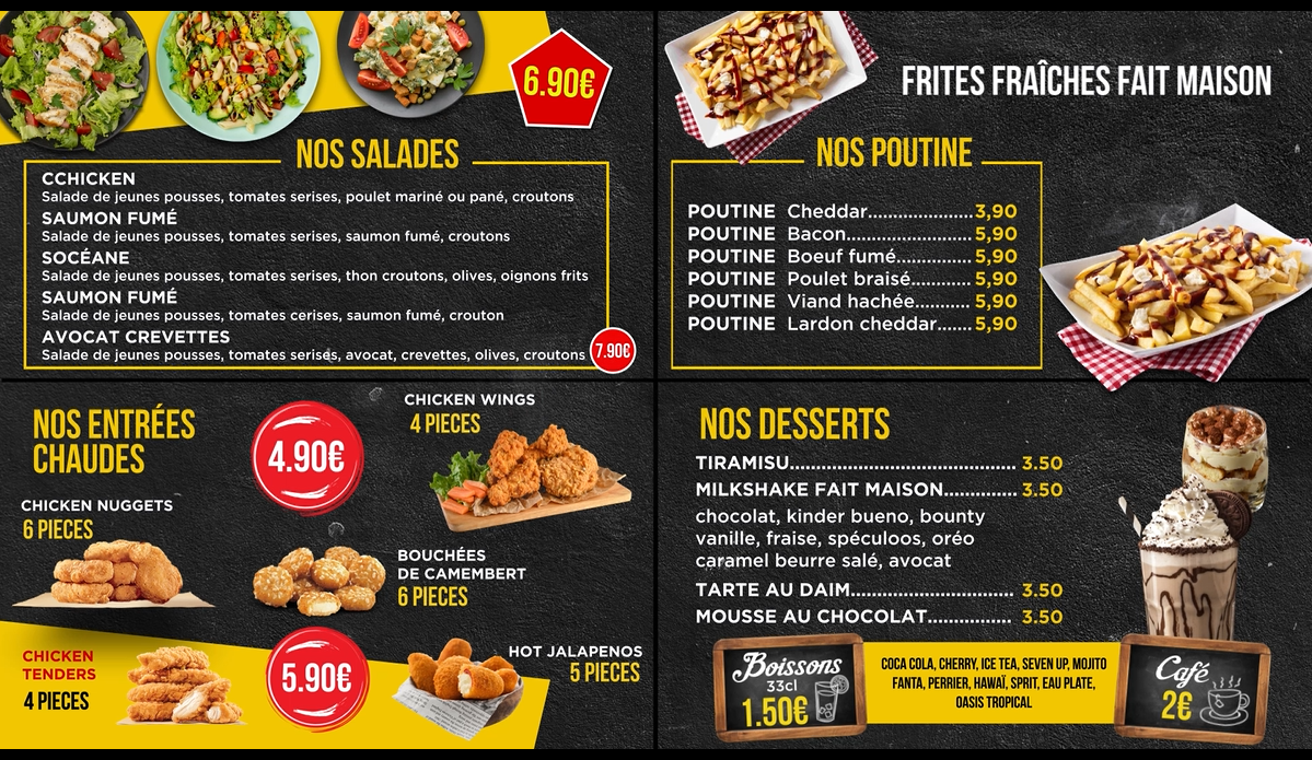 Notre carte • Le Montana